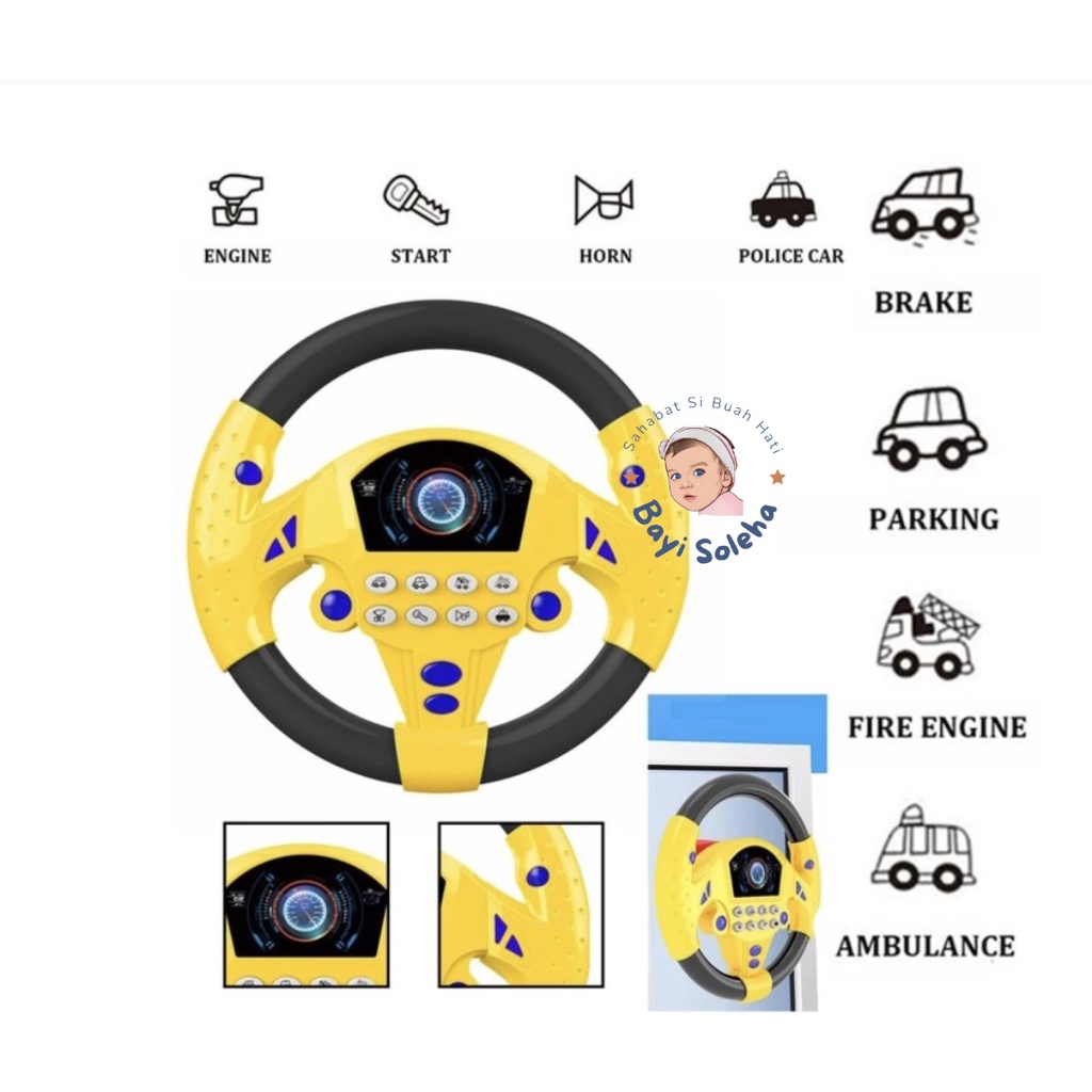 Jual [BS] Mainan Edukasi Anak Setir Setiran Mobil / Mainan Stir Anak ...