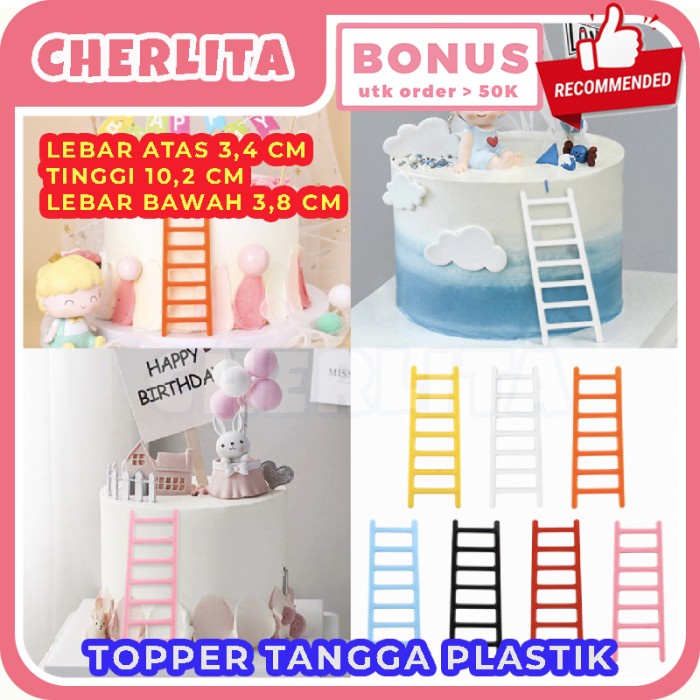 Jual Topper Kue Ulang Tahun Tangga Hiasan Dekorasi Birthday Cake Anak ...
