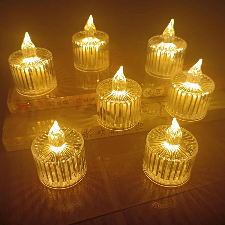 Jual Transparan Bar Candle Light LED Electronic Candle Bar Lampu ...