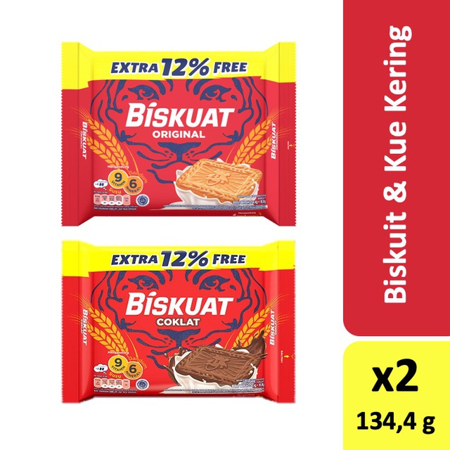 Jual Paket Biskuat Biskuit 2 x 134.4 gr | Shopee Indonesia