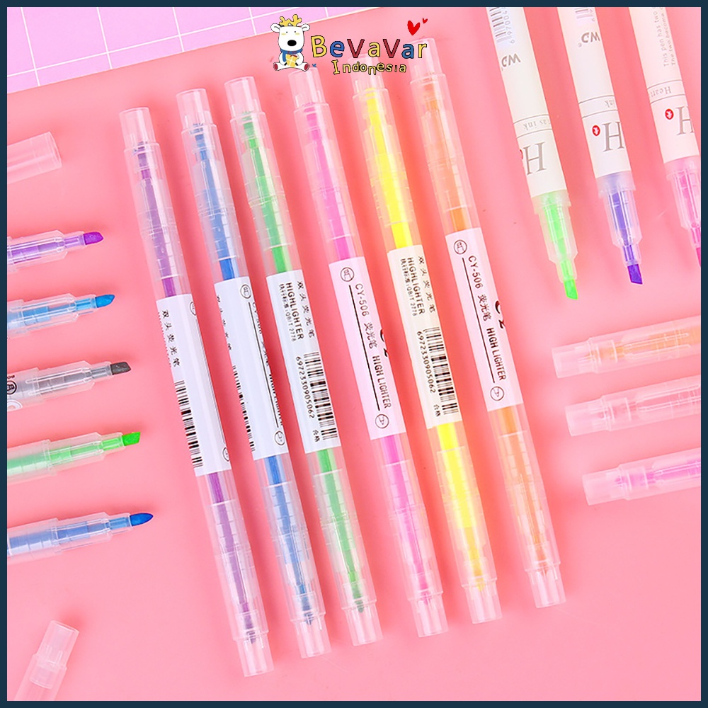 Jual Stabilo set pulpen warna-warni stabilo dua sisi 6 Warna ...