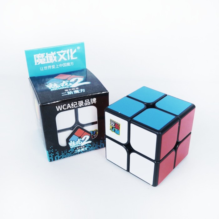 Jual Rubik 2x2 Moyu Meilong 2x2 Black Base- Rubik 2x2 Murah | Shopee ...