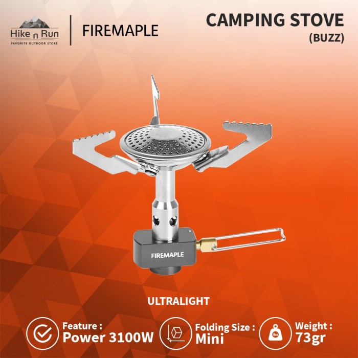 Jual Kompor Lipat Camping Firemaple Buzz Gas Stove | Shopee Indonesia