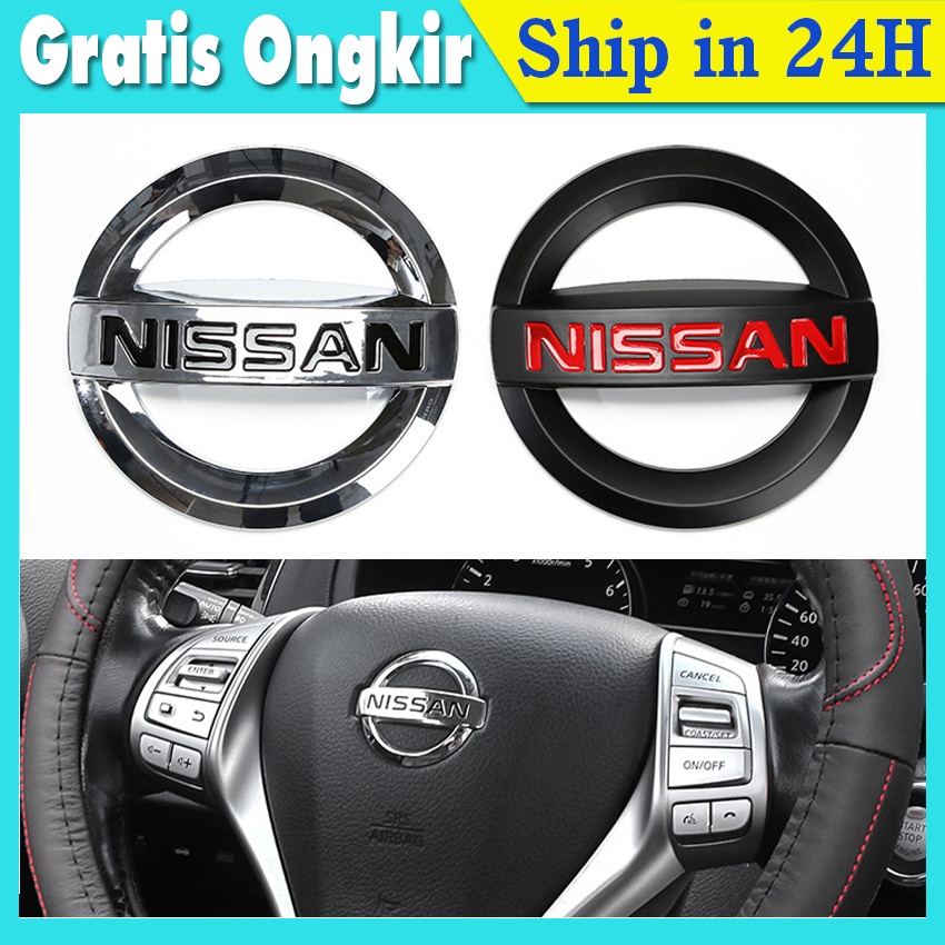 Jual Logo Emblem Mobil NISSAN Kecil Chrome Bulat | Shopee Indonesia