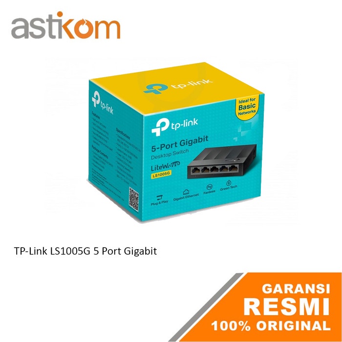 Jual TP Link Desktop Switch 5 Port Gigabit LS1005G Gigabit Ethernet | Shopee Indonesia