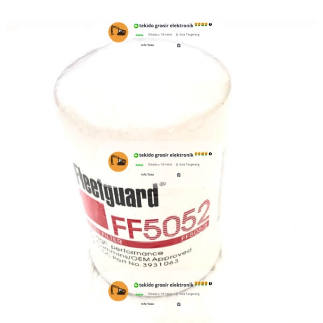 Jual FF5052 FUEL FILTER GENUINE FLEETGUARD | Shopee Indonesia