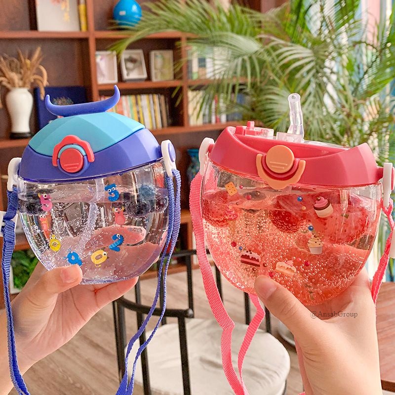 Jual ANS Botol Minum Unik aesthetic Tali Anak-Anak Seliya 400ml 2555 BPA FREE | Shopee Indonesia