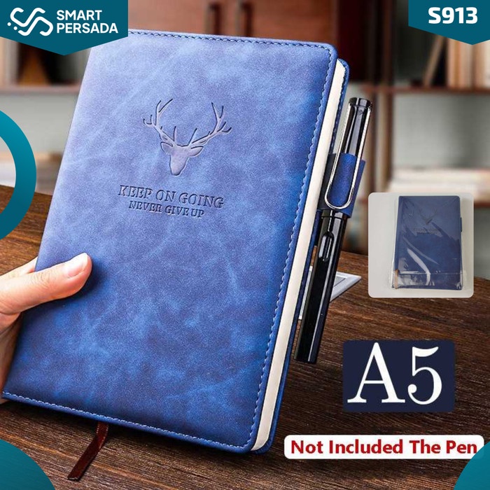 Jual Buku Catatan Agenda Kerja Notebook Binder Kulit Harian Planner A5 ...