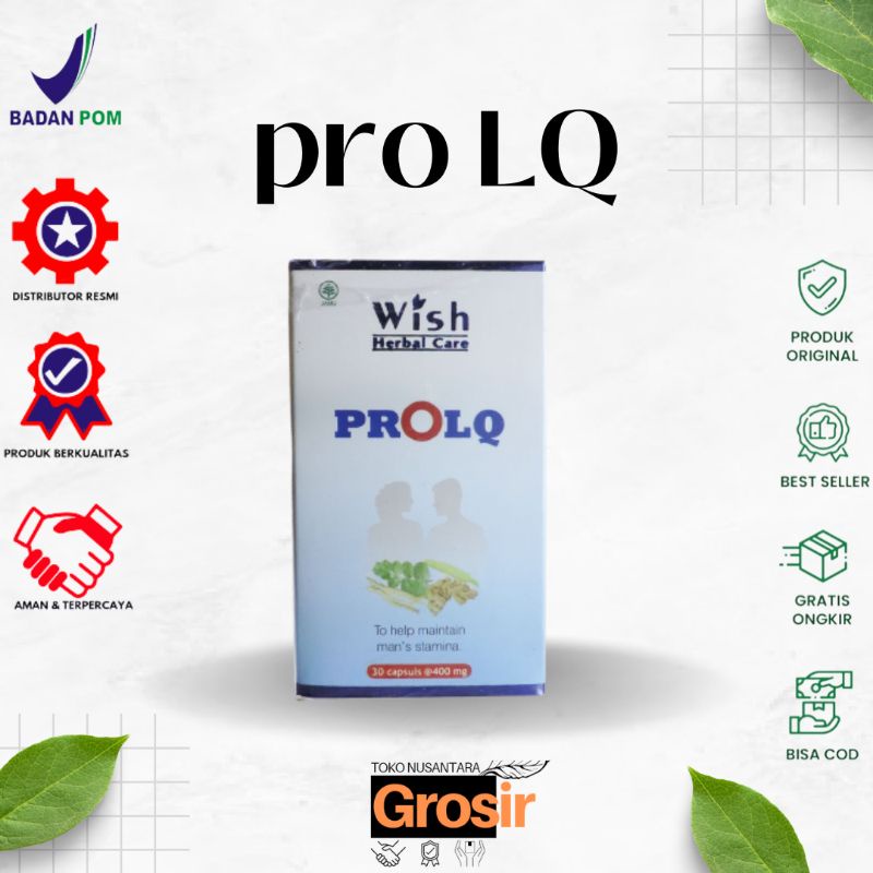 Jual PROLQ Dr. Boyke Original Penambah Stamina Pada Pria Original ...