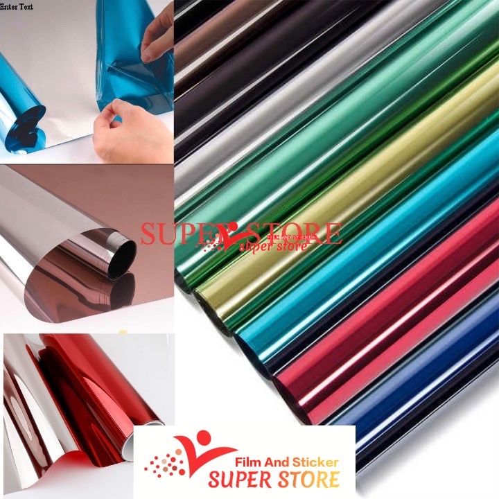 Jual Kaca Film One Way Cermin Jendela Rumah Kaca Film Sparta Silver Hitam Peredam Panas Lebar ...