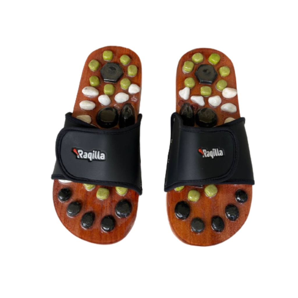 Jual Sandal Kesehatan Batu / Refleksi / Sandal Terapi Saqilla Shop ...