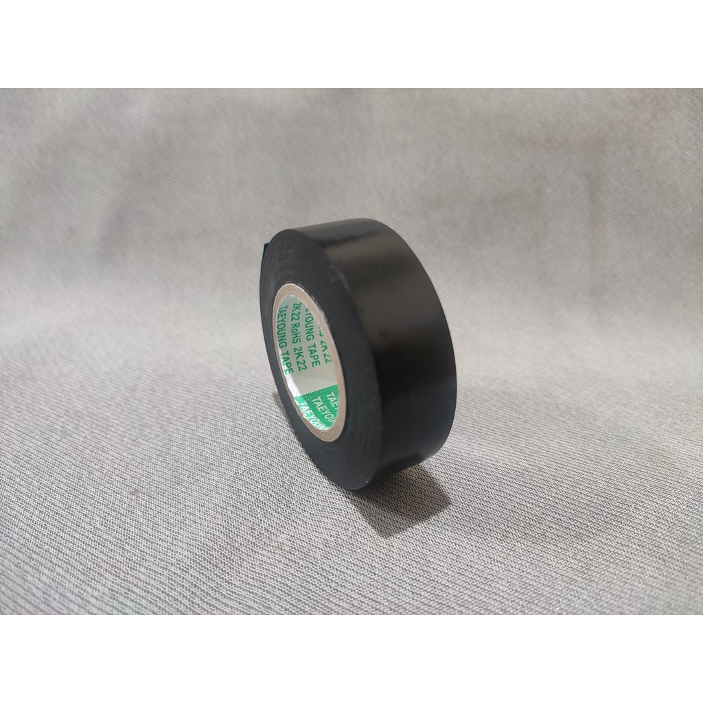 Jual Isolasi Listrik Tape Isolation Lakban Hitam 18 mm & 19 mm | Shopee ...