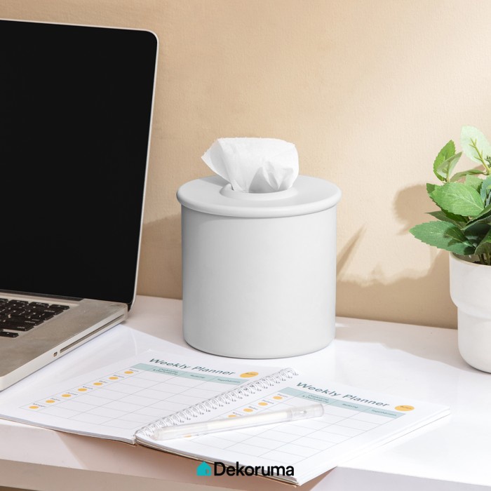 Jual Promo - Dekoruma MARI Kotak Tisu Bulat | Tempat Tissue - Sedia ...