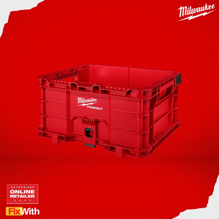 Jual PACKOUT Crate Tool Box MILWAUKEE 48228440 Kotak Penyimpanan Alat ...