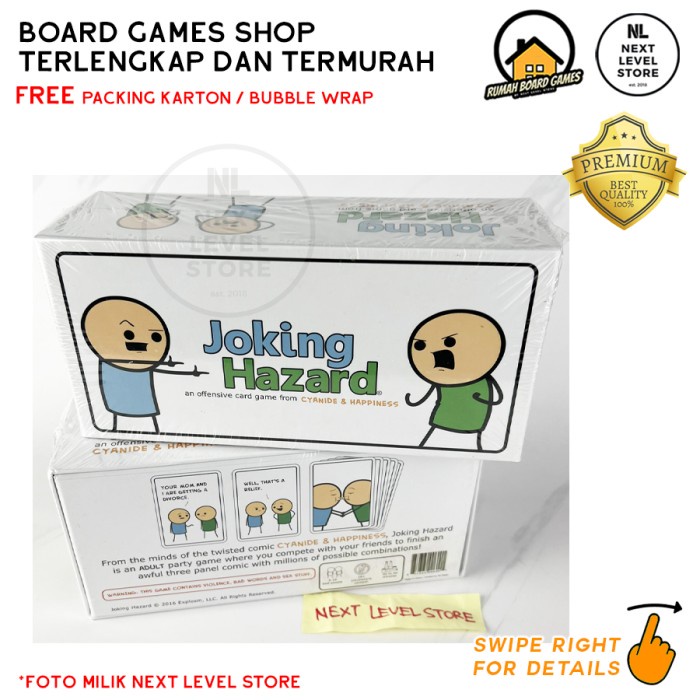 Jual Joking Hazard Base Card Game Board Games Basic Deck | Shopee Indonesia