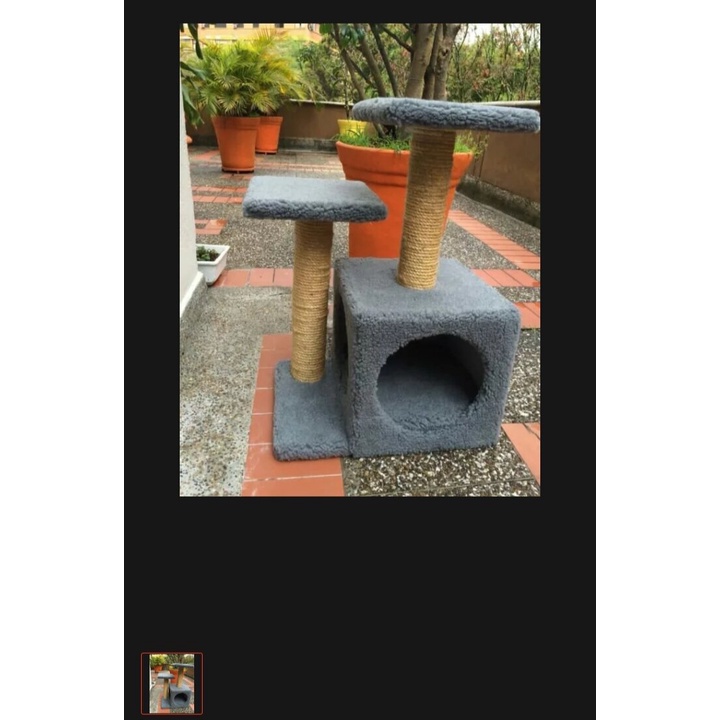 Jual Cat Condo, Rumah Kucing interaktif rumah kucing isi 3 rumah+bonus ...