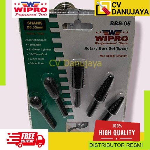 Jual Alat Penghalus Rotary Burr Set Kayu RRS 05 Wipro | Shopee Indonesia