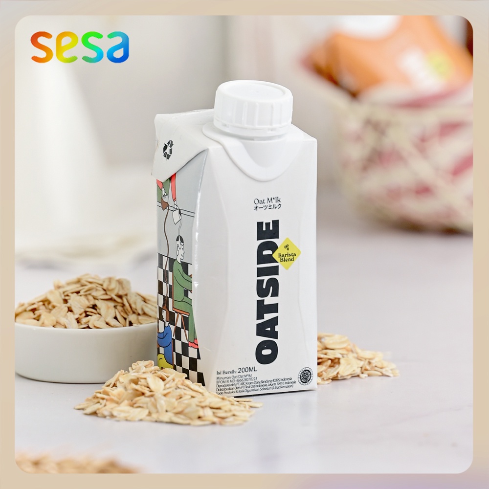 Jual OATSIDE Oat Milk Barista Blend 200ml - Susu Sehat Minuman Segar ...