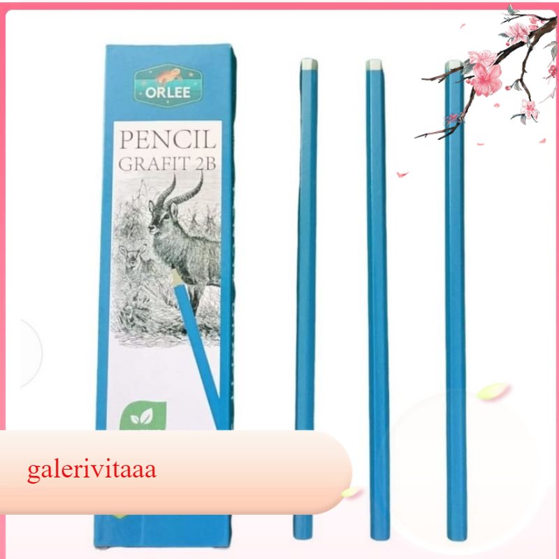 Jual Pensil 2B Computer / Pensil Orlee Selusin Isi 12 Pcs | Shopee ...