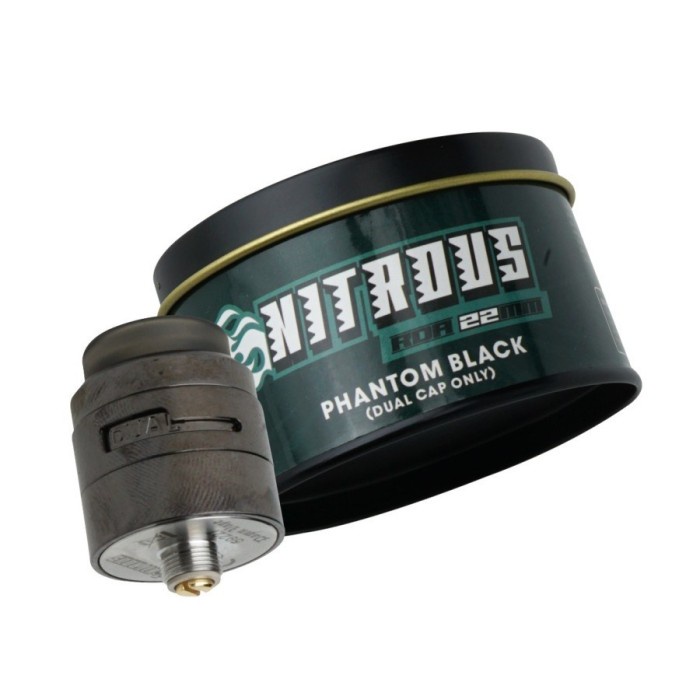 Jual RDA NITROUS DUAL CAP ONLY SHINY EDITION PHANTOM BLACK AUTHENTIC ...