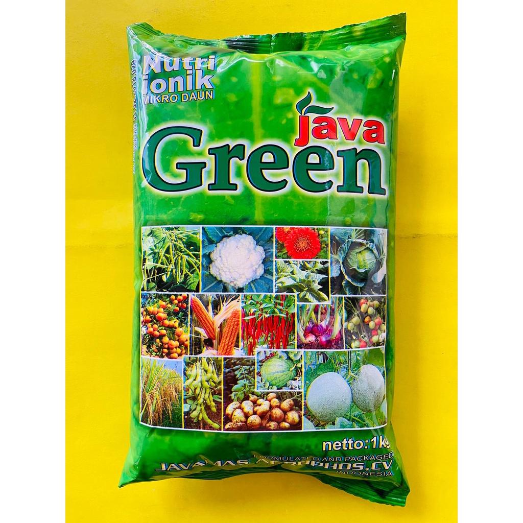 Jual Pupuk dan Nutri ionik mikro daun JAVA GREEN kemasan 1kg dari ...