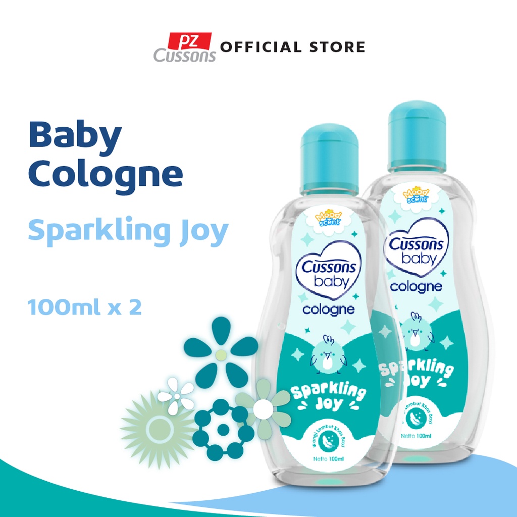 Jual Cussons Baby Cologne Sparkling Joy 100ml x2 | Shopee Indonesia