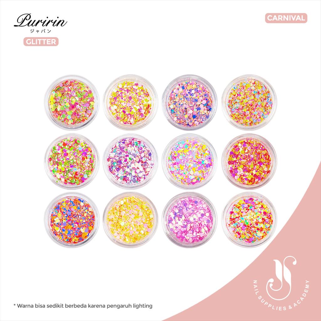 Jual CARNIVAL Puririn Glitter Original Aksesoris Nail Art Korea Japan ...