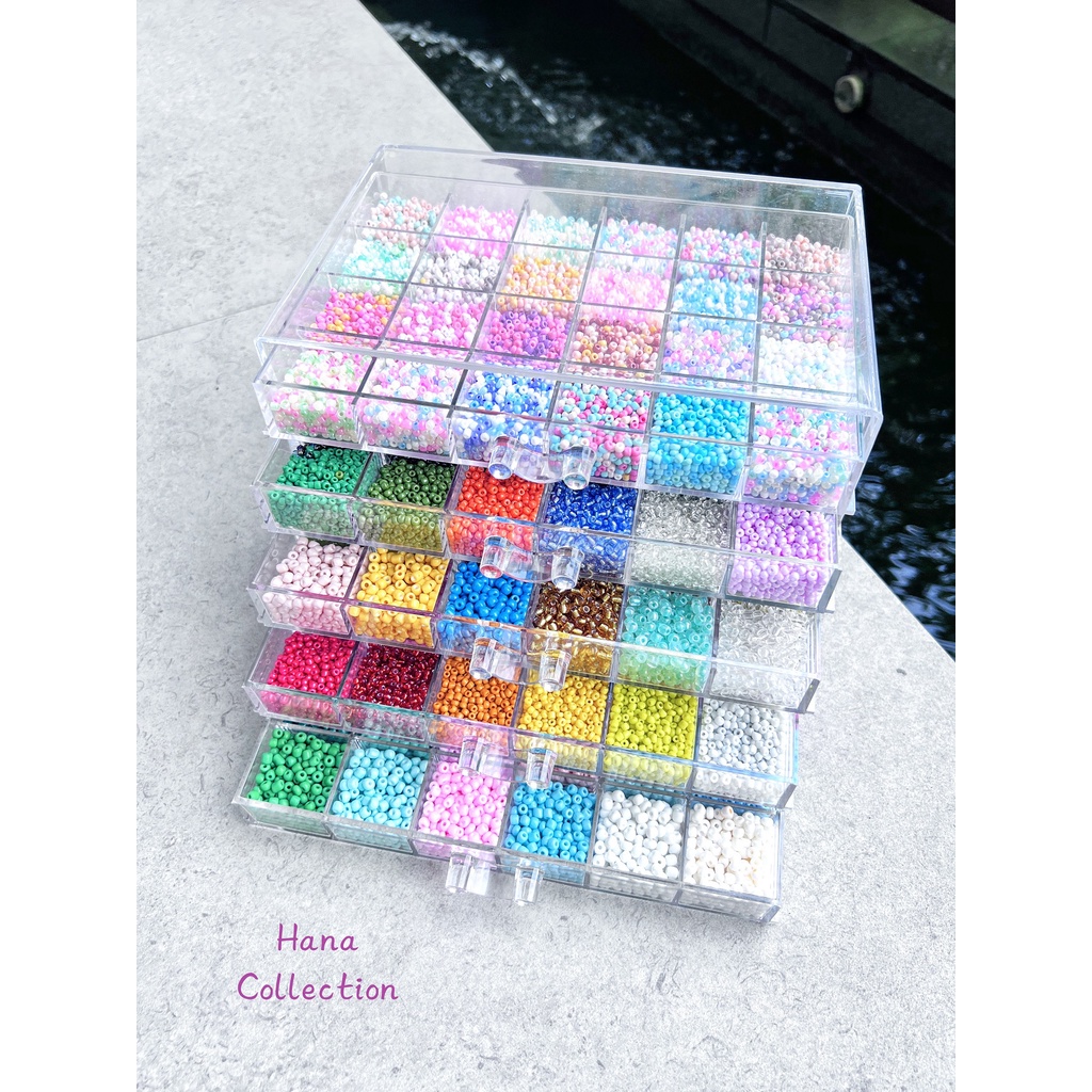 Jual (PO 30HARI) 1buah Acrylic Laci Manik-manik 5susun 120sekat FREE 56 ...