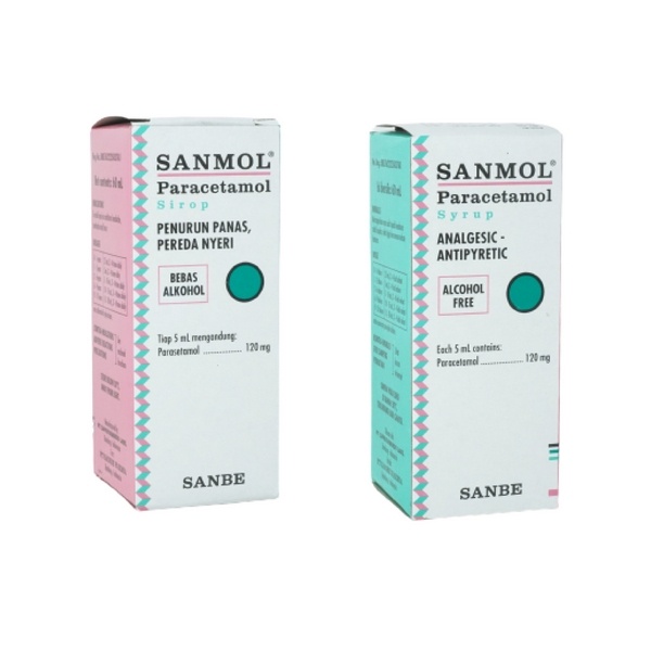 Jual SANMOL PARACETAMOL SYRUP 60ML | Shopee Indonesia