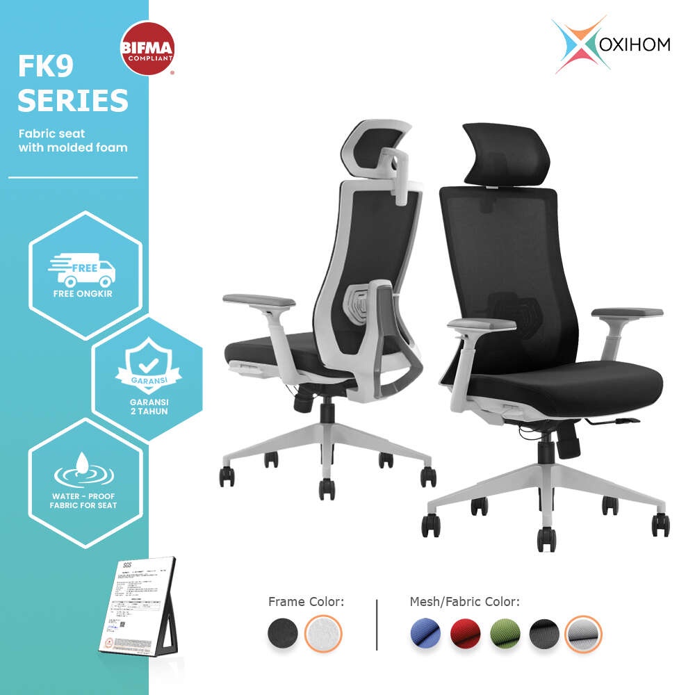 Jual Oxihom FK9 Kursi Kantor Kursi Gaming Belajar Jaring Hidrolik ...