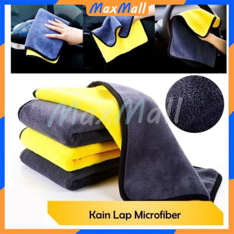 Jual 30x30 Kain Lap Microfiber Mobil Motor Lap Kaca Meja Lembut Serap ...