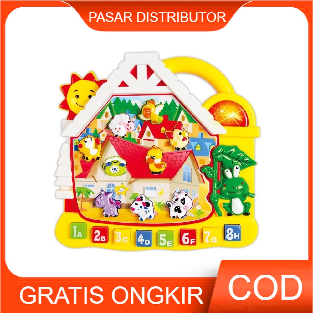 Jual Mainan Piano Paradise Model Rumah Mainan Edukasi Piano Cartoon ...