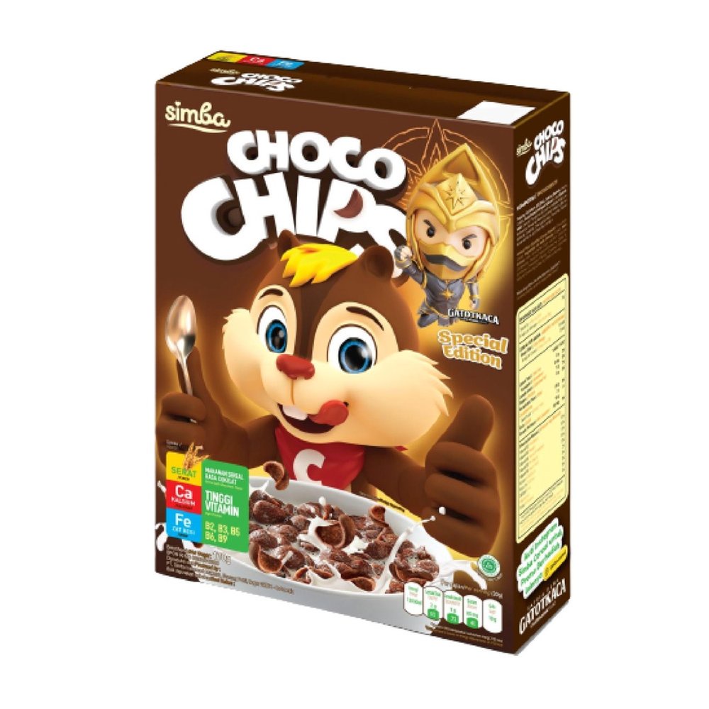Jual Simba Choco Chips Sereal Cokelat 170 gr x 3 | Shopee Indonesia