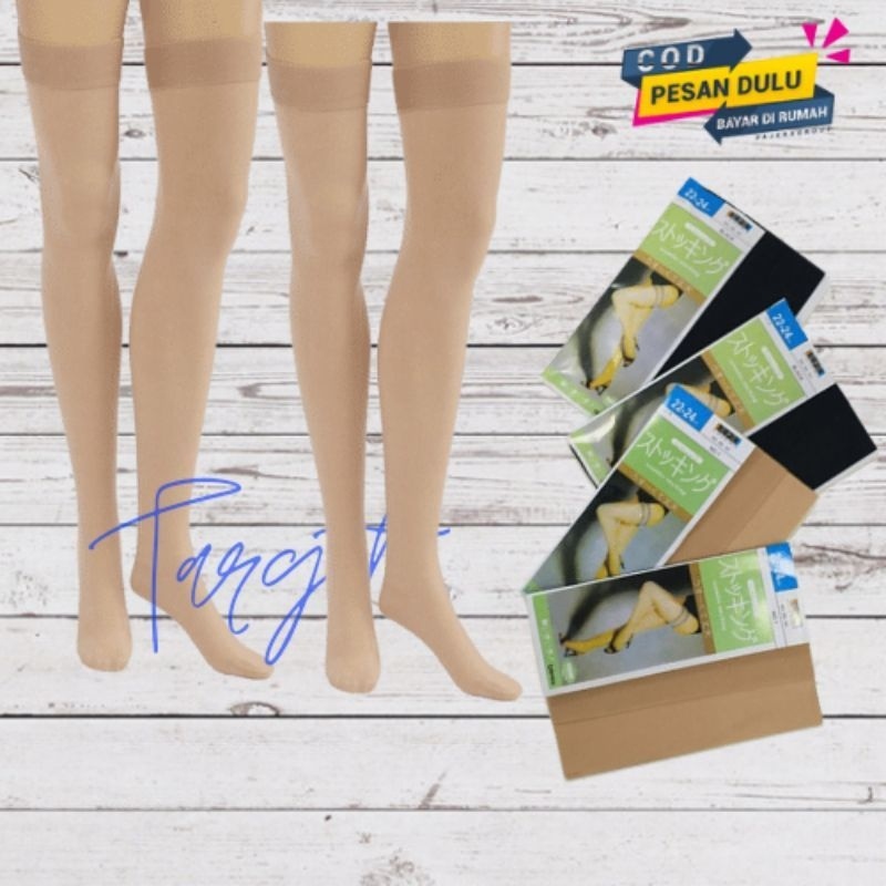 Jual Stocking Sheleg Panjang Sepaha Stoking Paha Semi Transparan ...