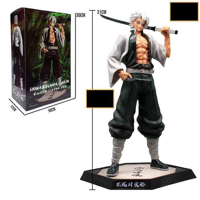 Jual Action Figure Hashira Sanemi Shinazugawa Demon Slayer Kimetsu No ...