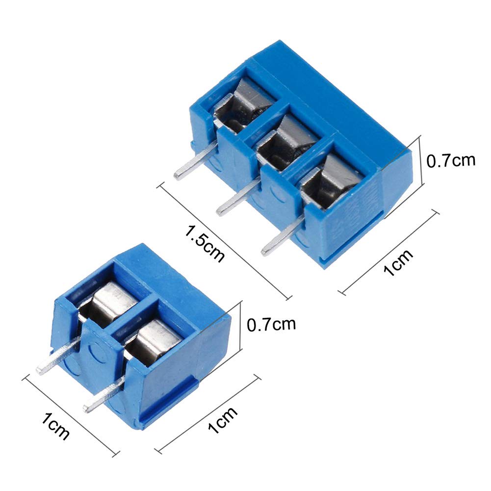 Jual hokky 5mm Pitch 2 Pin & 3 Pin PCB Mount Screw Terminal Block ...