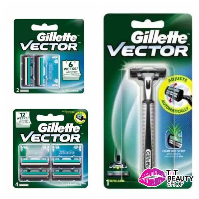 Jual GILLETTE VECTOR SERIES | TnT Beauty Shop | Shopee Indonesia