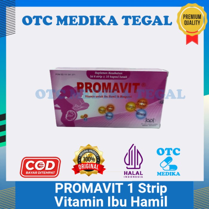 Jual Promavit 10 kapsul vitamin ibu hamil dan menyusui | Shopee Indonesia