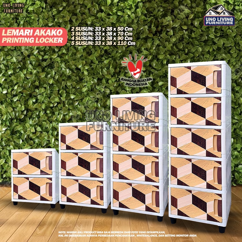 Jual Akako Locker Printing - Lemari Pakaian Minimalis Swing Locker ...
