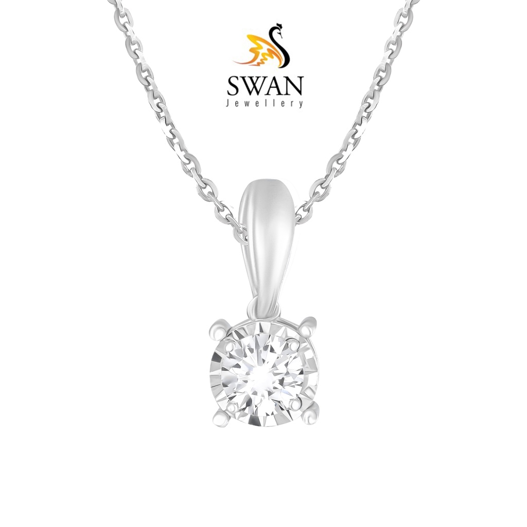 Jual Liontin Berlian Solitaire IMPD1336603 Swan Jewellery | Shopee ...