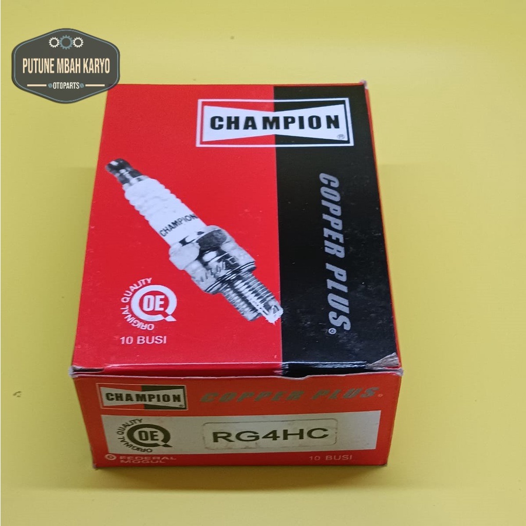 Jual 1 DUS BUSI CHAMPION RG4HC ISI 10 PCS MOTOR SUPRA X 125 KHARISMA ...