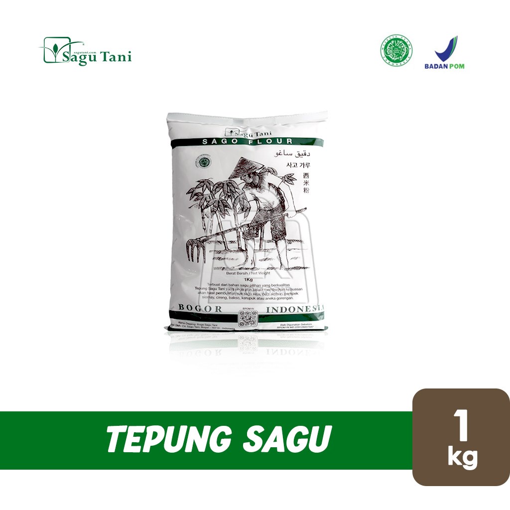 Jual Tepung Sagu BOGOR / Sago Flour / Sagu Tani (Pack Ijo 1 Kg ...