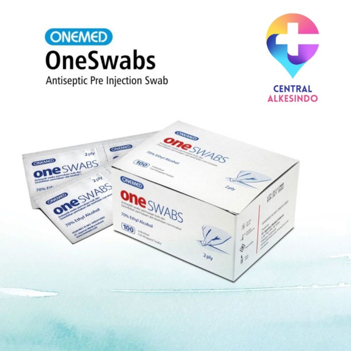 Jual Oneswab Onemed Swab Tissue Alkohol Pembersih Central Alkesindo ...