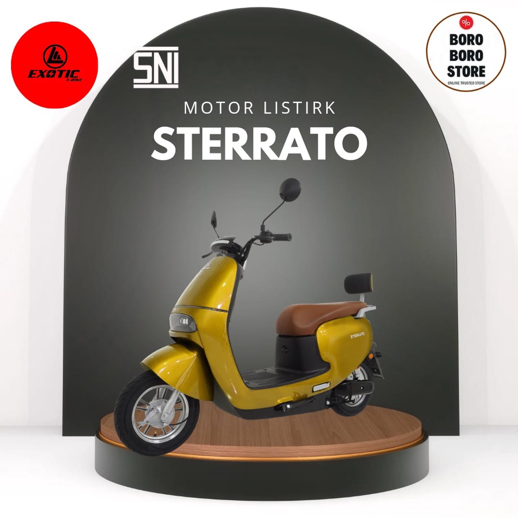 Jual Motor Listrik Exotic STERRATO by Pacific Bike Garansi Resmi ...