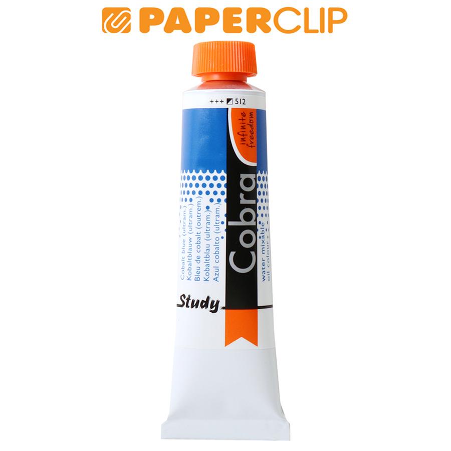 Jual CAT MINYAK / OIL COLOR COBRA STUDY 40ML 25055120 COBALT BLUE ...