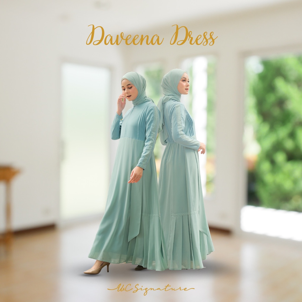 Jual UC Essential | Daveena Dress + Pashmina | Woolpeach Babydoll ...