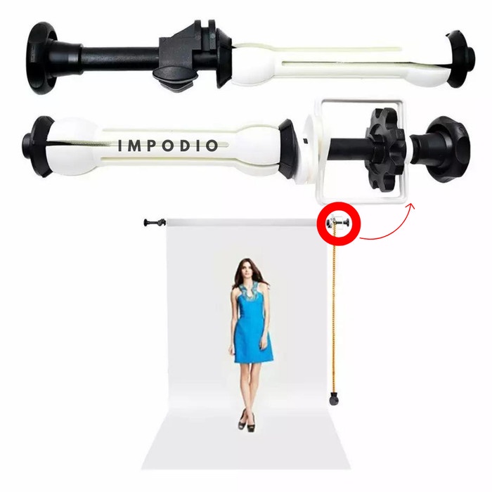 Jual IMPODIO Hanging Backdrop / Kerekan 1 Roller Manual Background ...