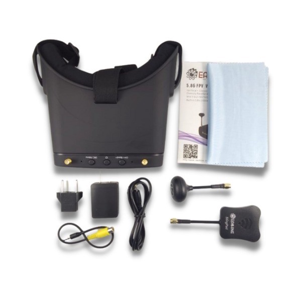 Jual Eachine EV800DM DVR Diversity Goggles 5.8G 40CH FPV EV800 Goggle | Shopee Indonesia