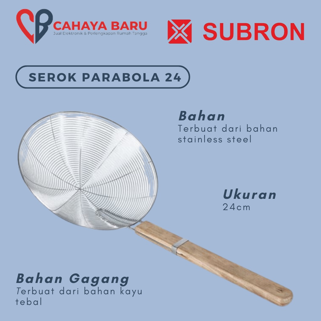 Jual SUBRON SEROK PARABOLA 24 | Shopee Indonesia