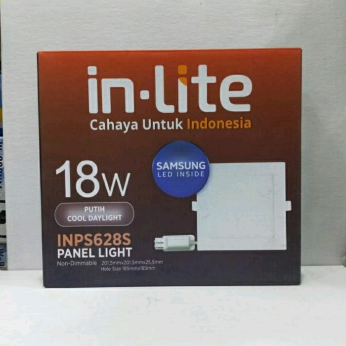Jual Lampu Downlight LED Inlite INPS628S 18 Watt IN-lite Panel INPS ...